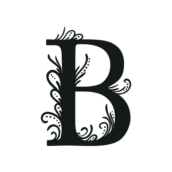 Fancy Calligraphy Letter B