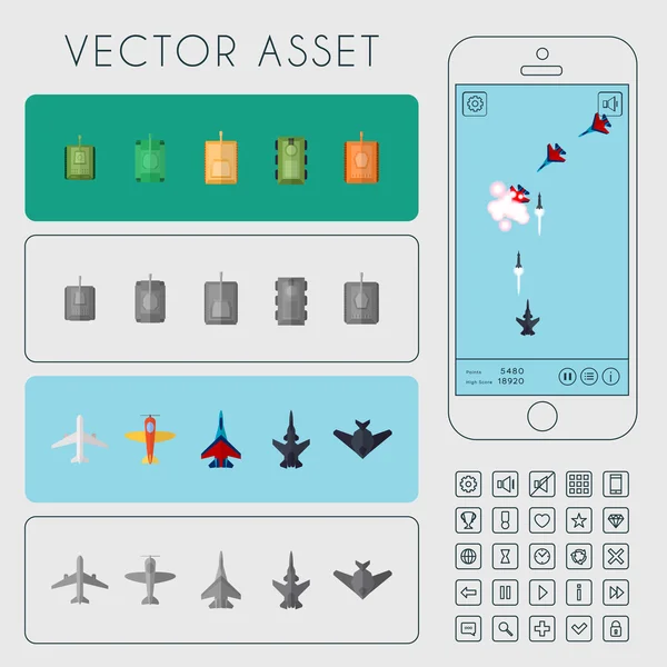 ᐈ Ship sprites stock vectors, Royalty Free plane sprite illustrations ...