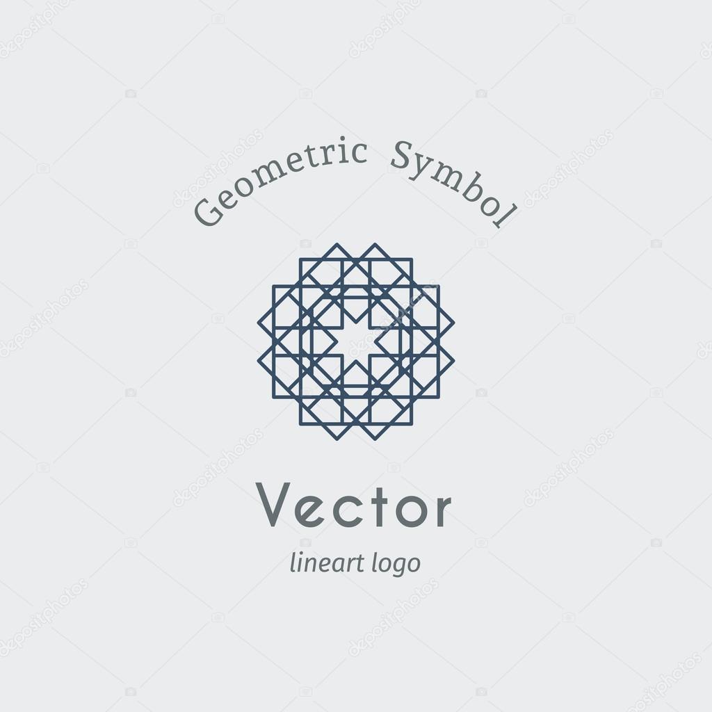 Vector geometric symbol Stock Vector by ©Roman_Volkov 93185016