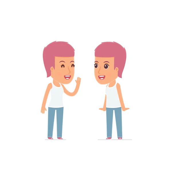 Contando un secreto imágenes de stock de arte vectorial | Depositphotos