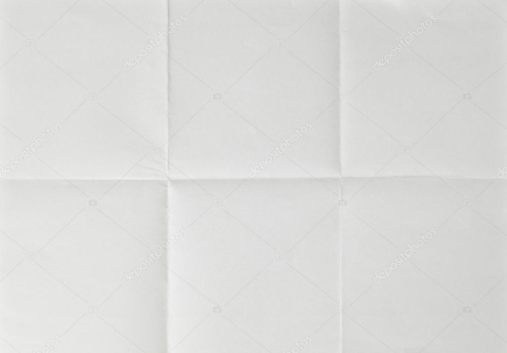 White sheet of paper folded Stock Photo by ©Petkov 60182471
