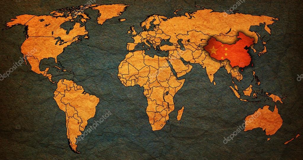territorio de China en el mapa del mundo 2022