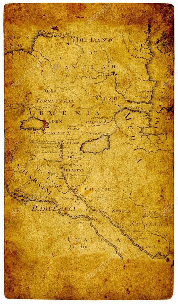 Old paper map. — Stock Photo © mikle15 #62803309
