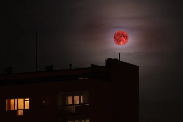 Red full moon Stock Photos, Royalty Free Red full moon Images ...