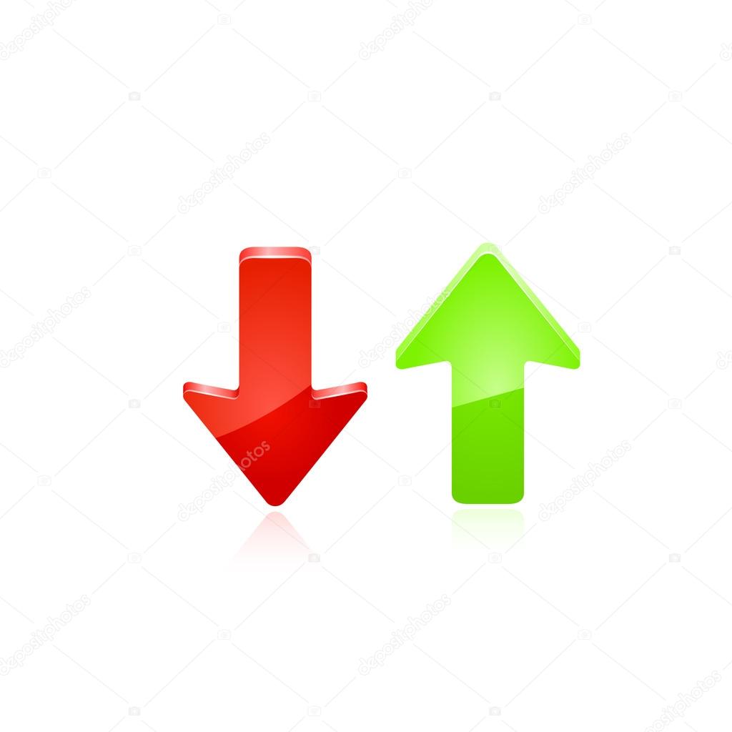 Red and green arrow Stock Vector Image by ©pokomeda #115613708