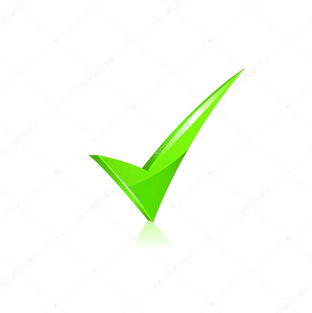 Vector green checkmark. Stock Vector Image by ©pokomeda #91150858