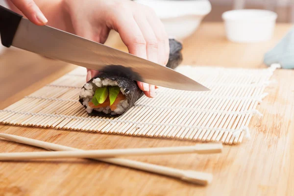 Cutting sushi Stock Photos, Royalty Free Cutting sushi Images ...