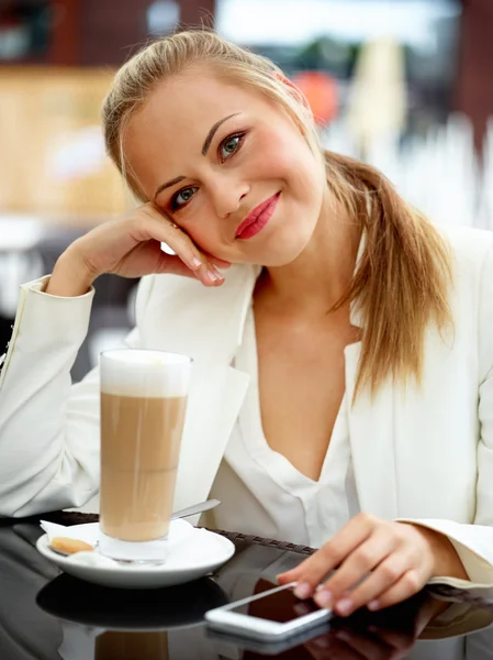 Woman on coffee break Stock Photos, Royalty Free Woman on coffee break ...