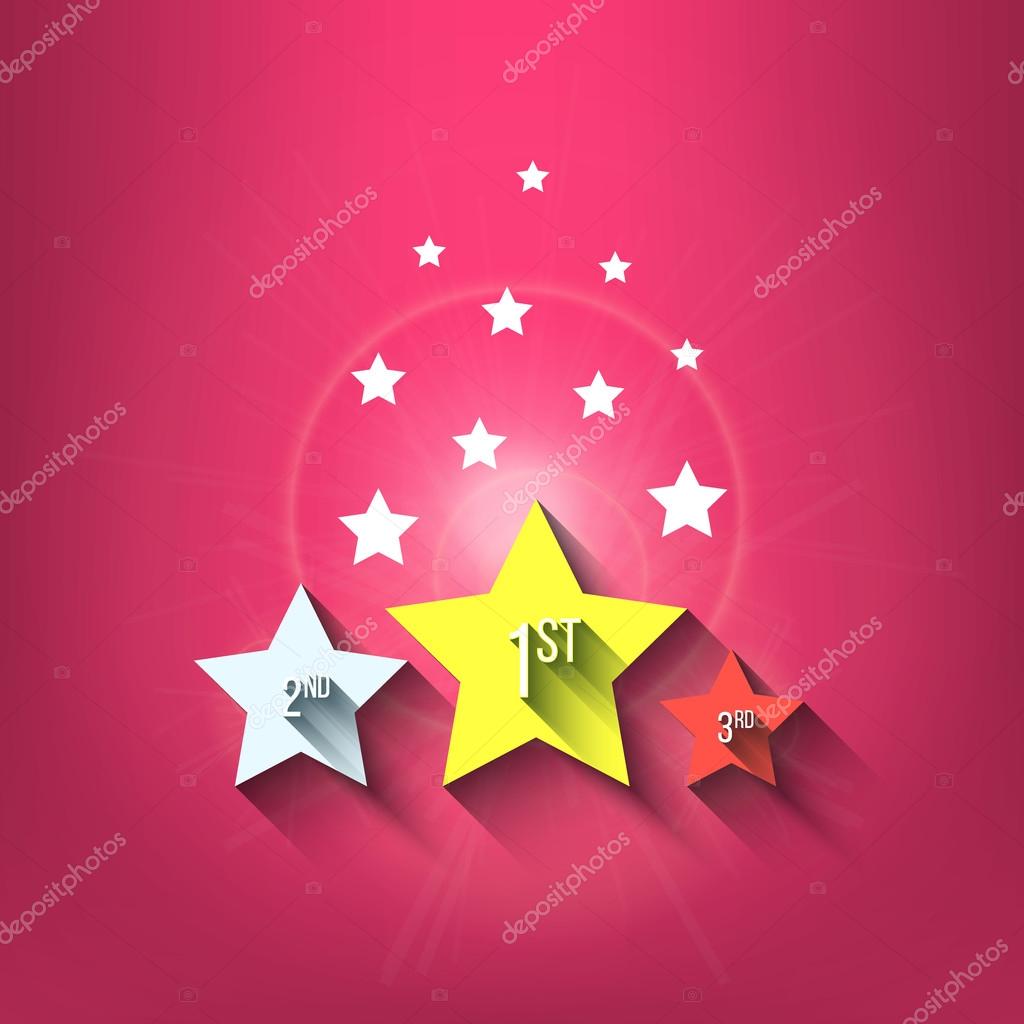 First second and third place symbols Stock Vector by ©MikaelMiro 73273775