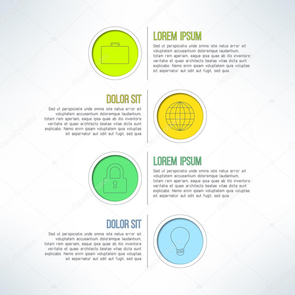 Colorful circle banners and label Stock Vector by ©MikaelMiro 75875753