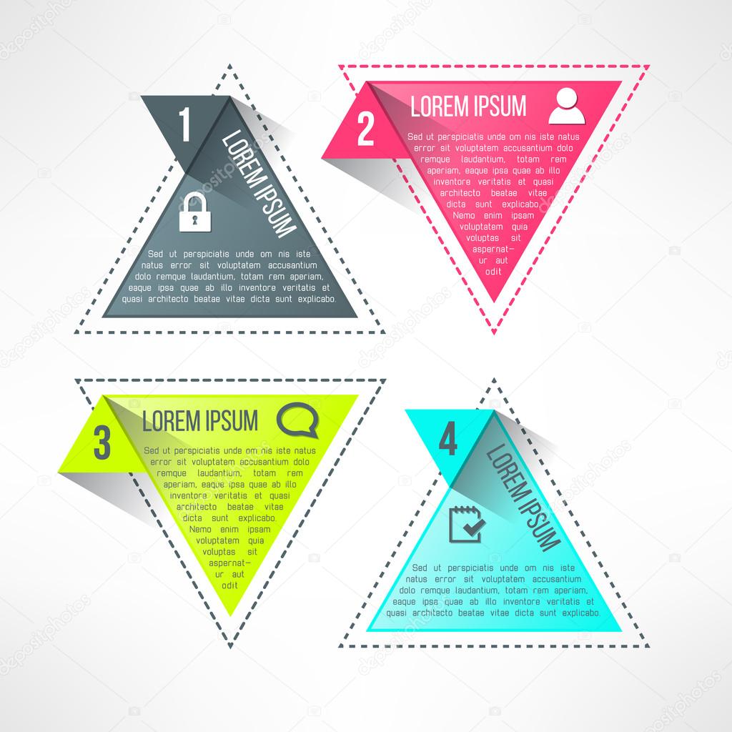 Vector bright infographic template Stock Vector by ©MikaelMiro 90812740