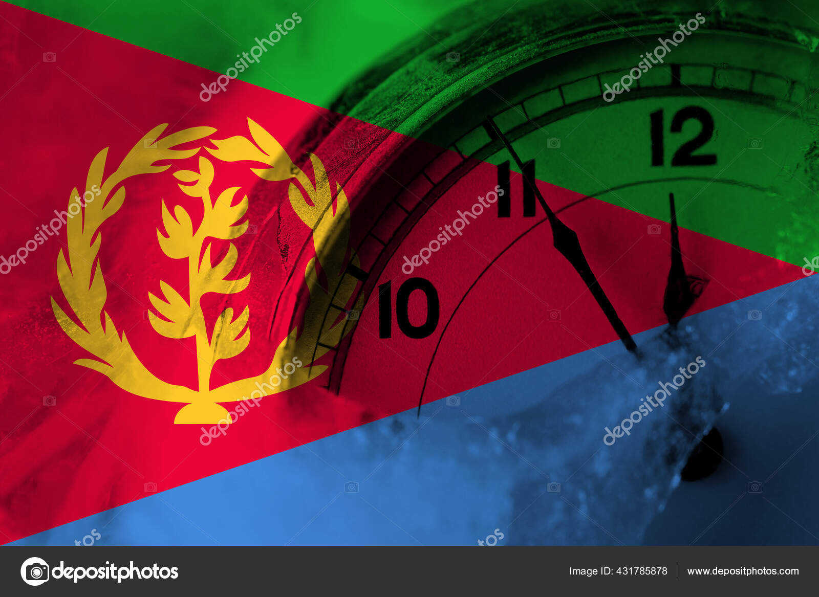 Eritrean Blue Flag