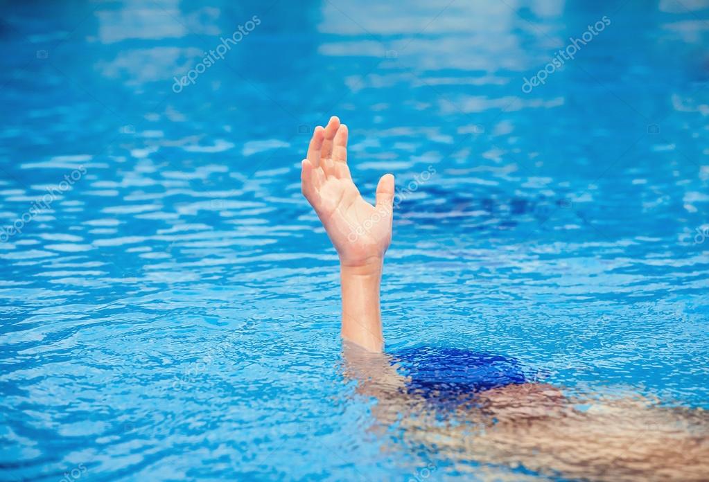 Person Drowning In Pool