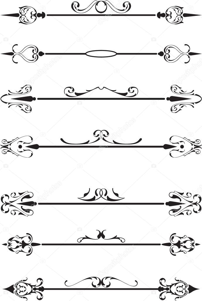 Divide design set Stock Vector by ©buravtsoff 76693295