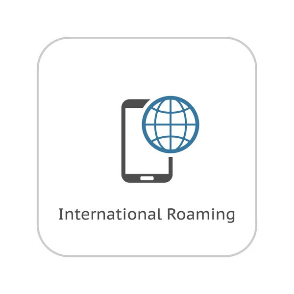 International Roaming Icon. Flat Design. Stock Vector Image by ©-=WaD ...
