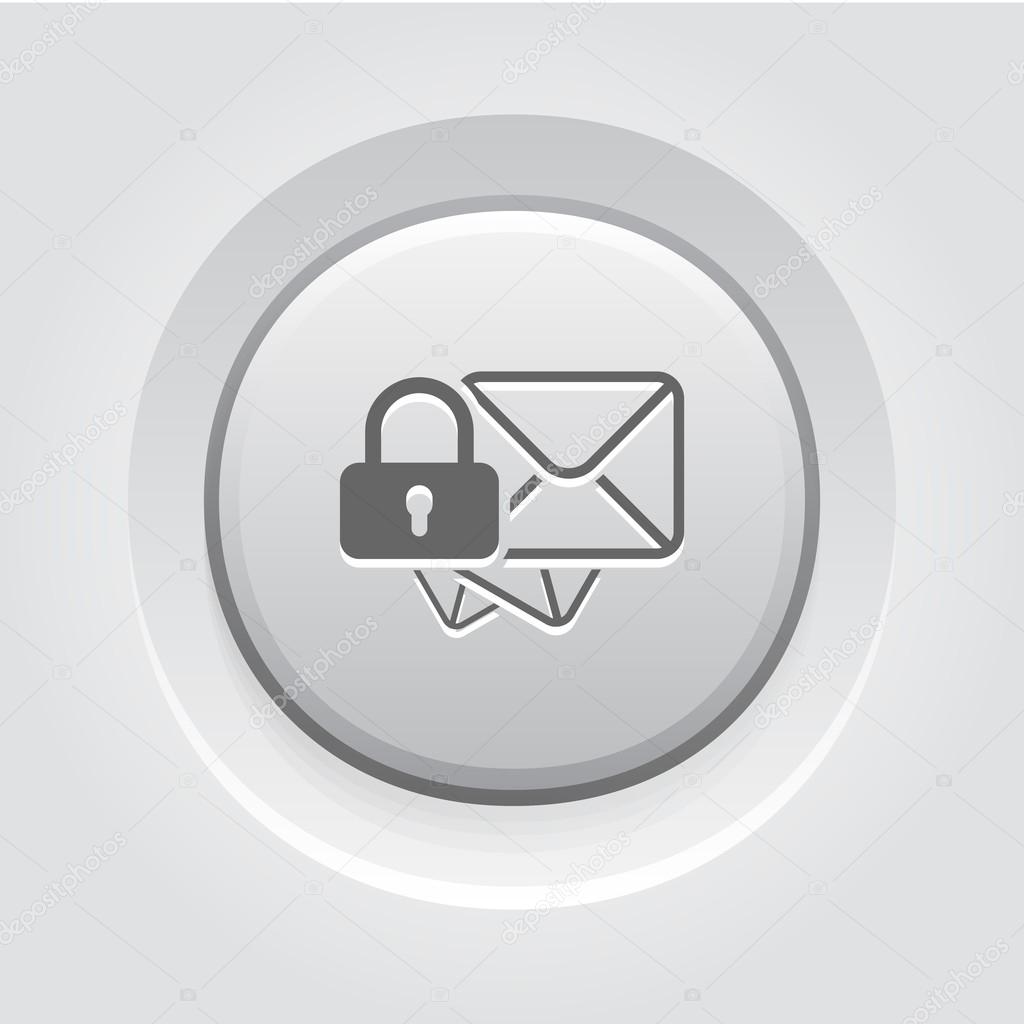 Secure Mail Icon Stock Vector Image by ©-=WaD=- #109449096