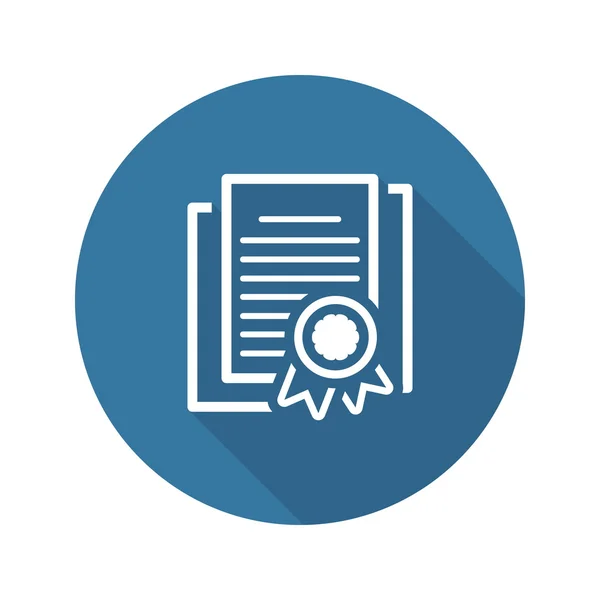 Security Certificates Icon. Flat Design. Stock Vector Image by ©-=WaD ...