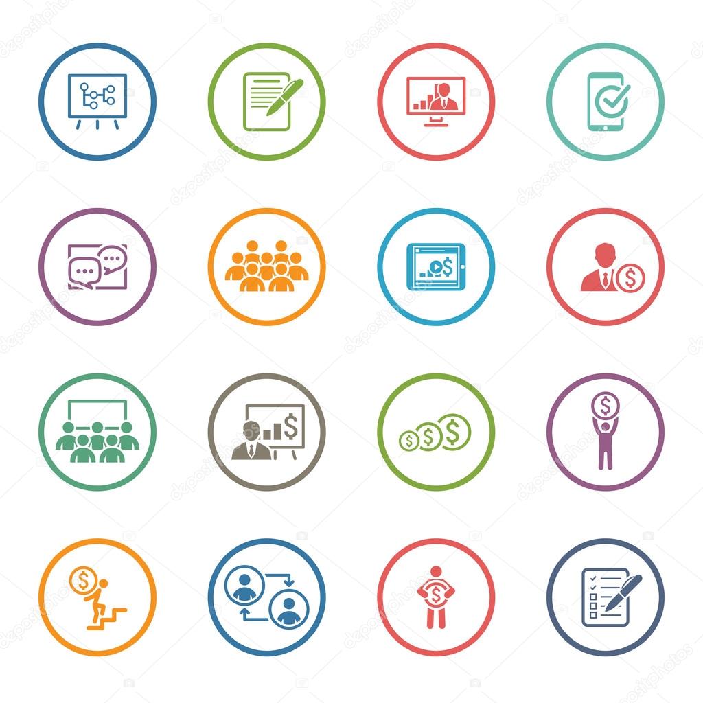 Coaching Icoon Coaching Vektor Icon Design 31687503 Vektor Kunst Bei