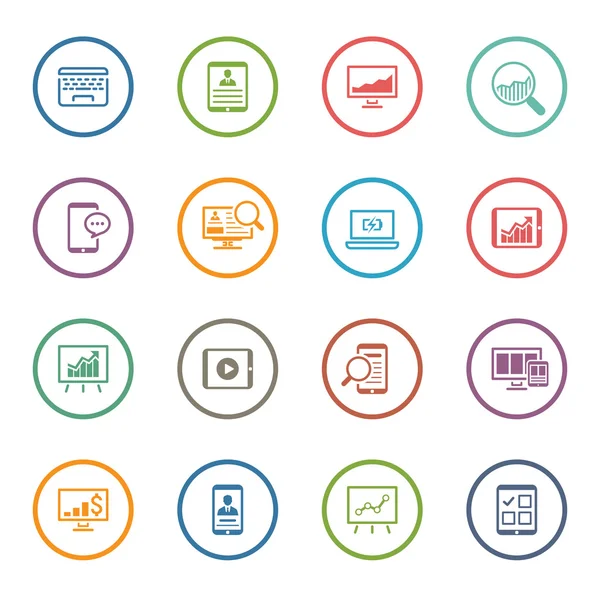 Colorful Set File Type Icons File Format Icon Set Color Stock Vector ...