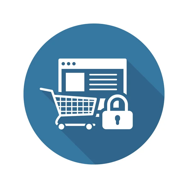 Secure shopping vector Vector Art Stock Images | Depositphotos