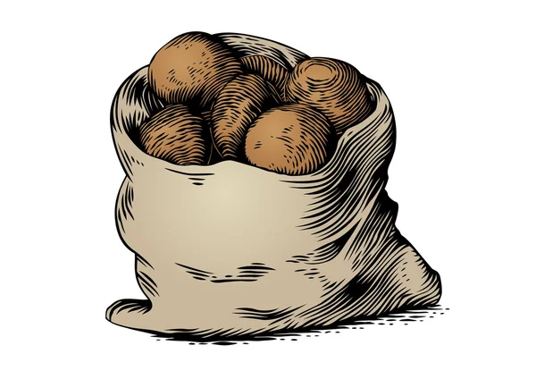 Potato sack Stock Vectors, Royalty Free Potato sack Illustrations ...