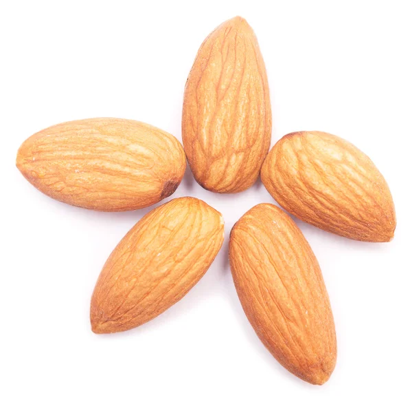 Almonds white background Stock Photos, Royalty Free Almonds white ...