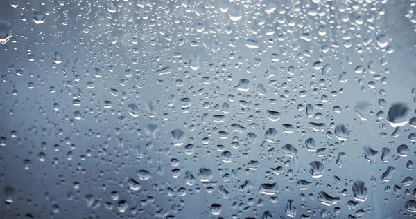 Raindrops on window glass - Stock Image - Everypixel
