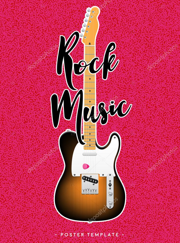 Rock music poster design Stock Vector Image by ©yellowpixel #113235638