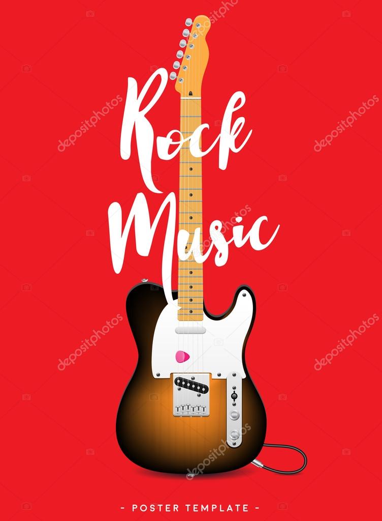 Rock music poster design Stock Vector Image by ©yellowpixel #119980148