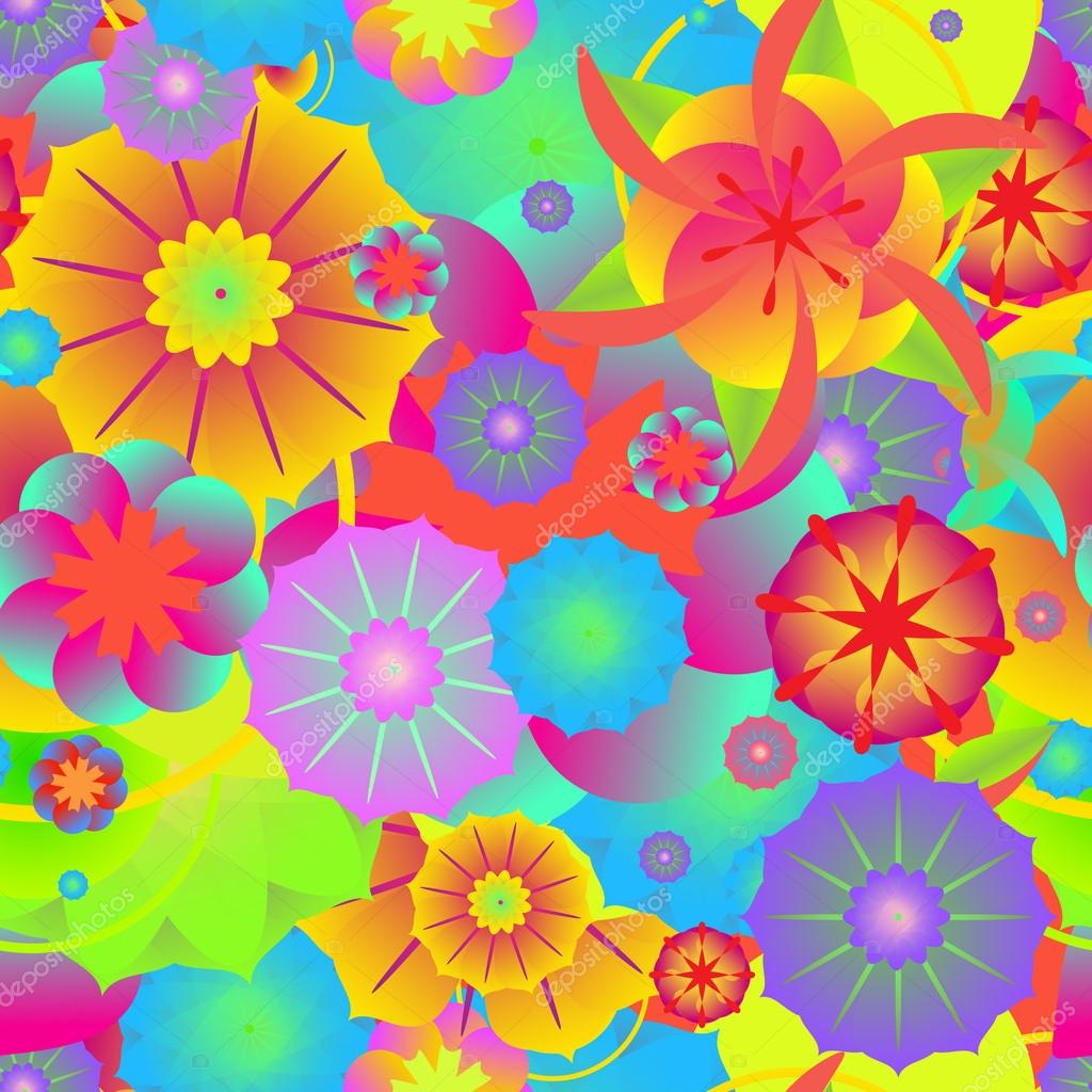 Colorful flower background Stock Vector Image by ©yellowpixel #65855833