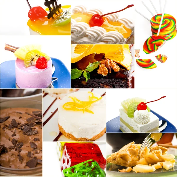 Collage de diferentes postres Stock Photos, Royalty Free Collage de ...
