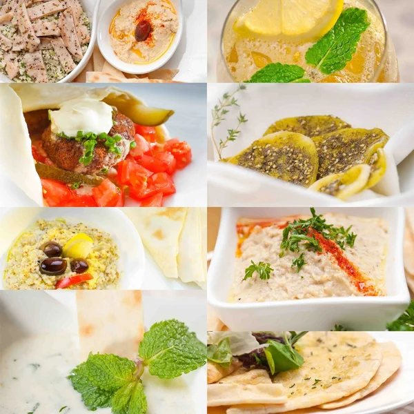 Middle east food collage — Stock Photo © keko64 #76664009