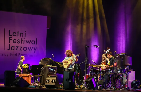 Pat Metheny playing on acoustic guitar at Summer Jazz Festival in ...