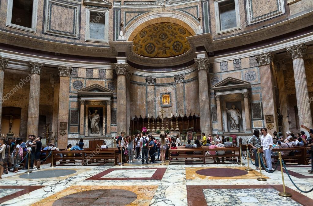 Pantheon in Rome, Italy . Pantheon was built as a temple to all the ...
