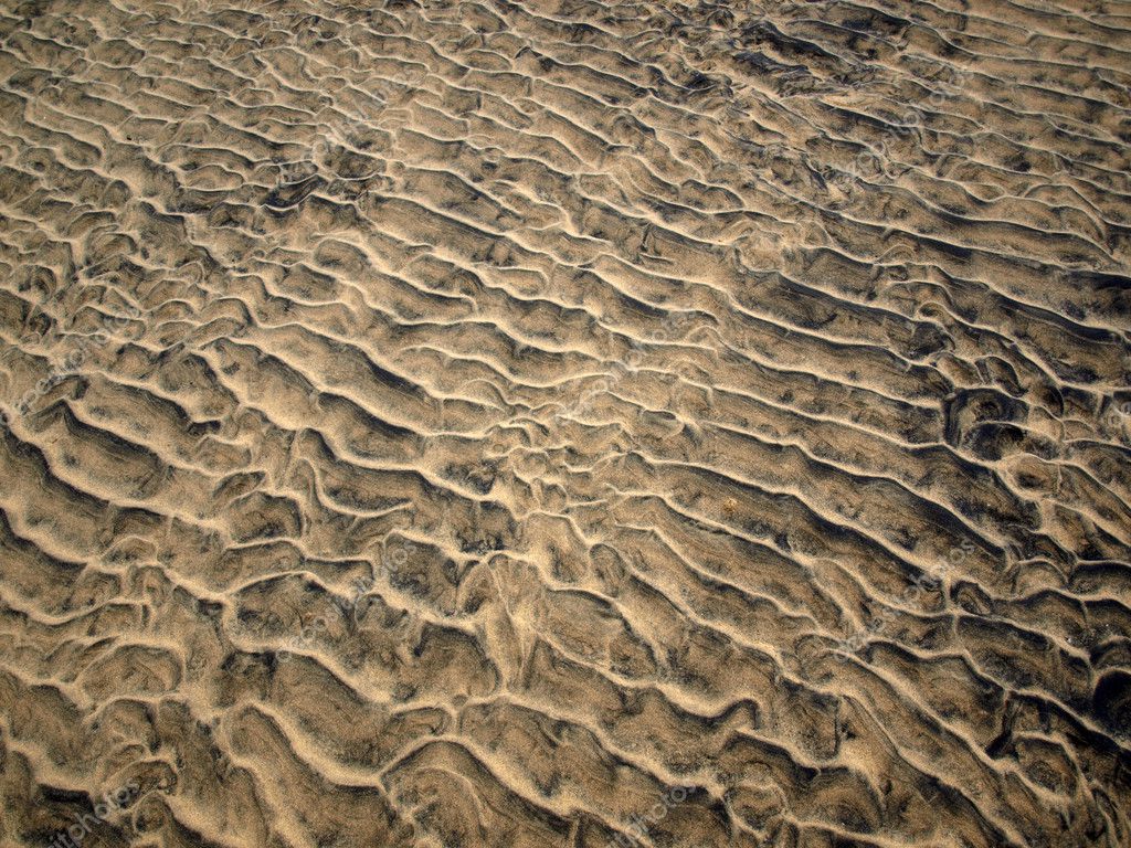Sand pattern of a beach in the summer — Stock Photo © wjarek #121433292