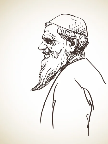 Old muslim man — Stock Vector © emirsimsek #5549555