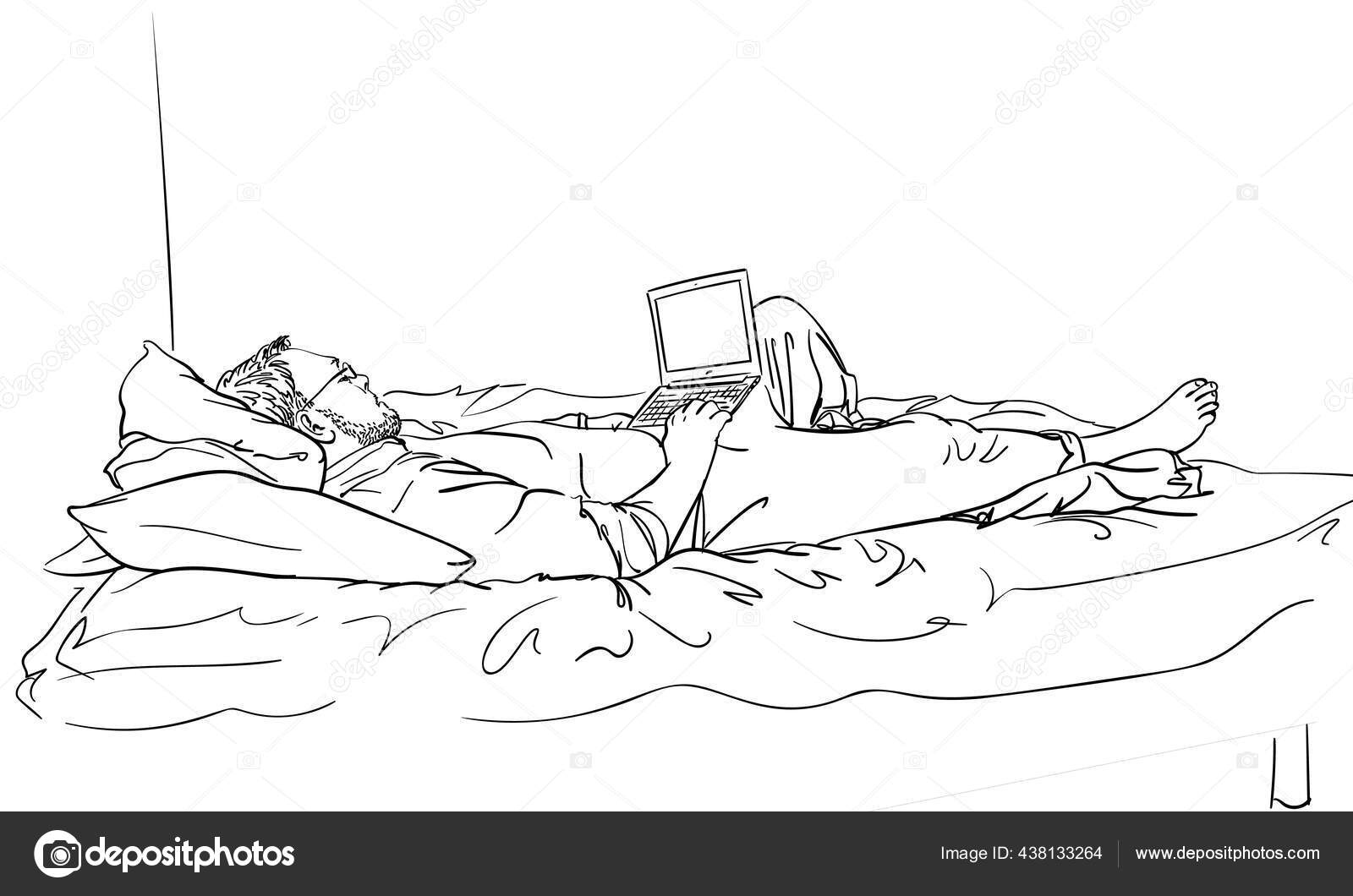 How To Draw Someone Lying Down