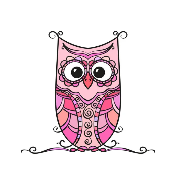 Pink And Grey Owl Clip Art