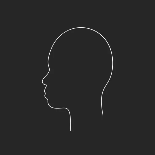 Retrousse Nose Profile Clipart