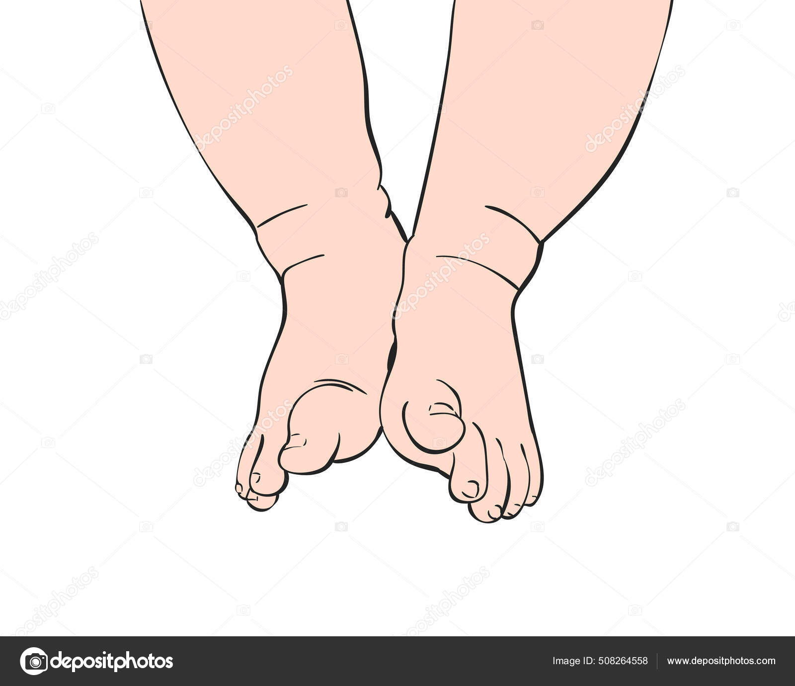 Baby Feet Drawings Sketches