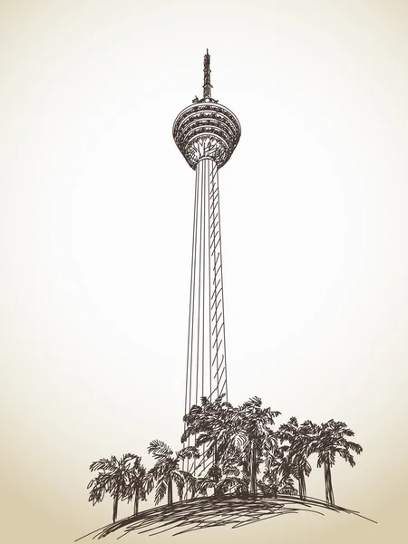 Kl tower Vector Images | Depositphotos