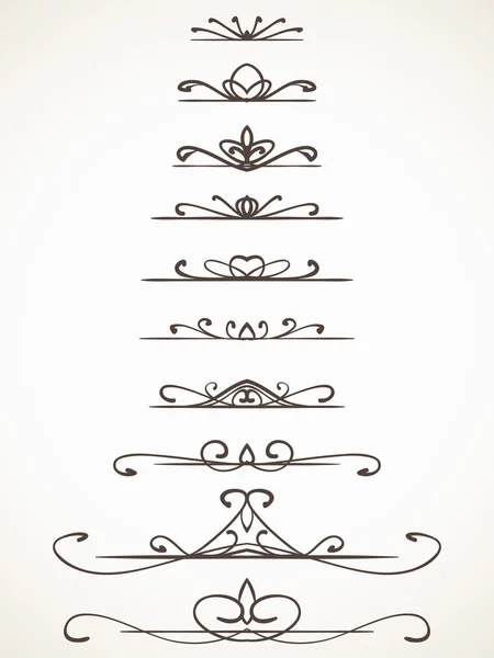 Ornamental page decorations set Stock Vector by ©OlgaTropinina 127992462