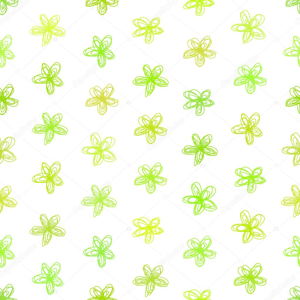 Green flowers background Stock Vector by ©OlgaTropinina 62155033