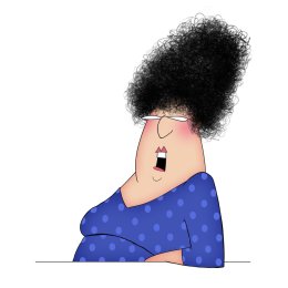 963 Fat lady cartoon Vector Images | Depositphotos