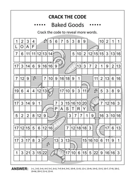 Crack Code Word Game Codebreaker Word Puzzle Various Christmas Holiday ...