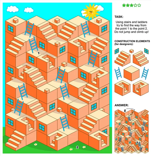 31 3d maze puzzles Vectors - Free & Royalty-free 3d maze puzzles Vector ...