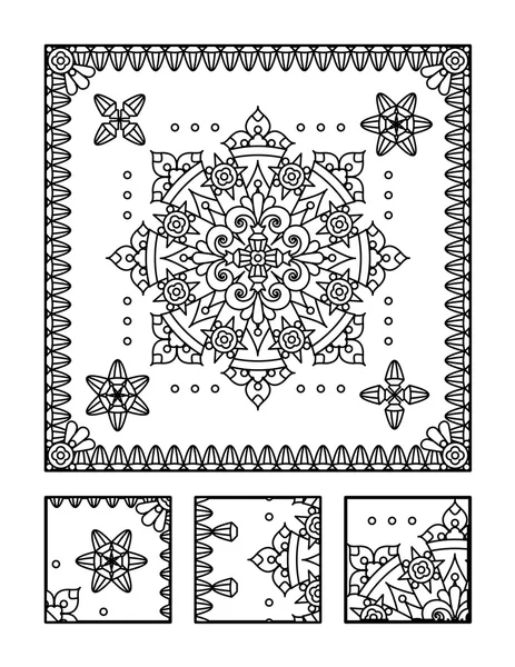 Coloring page and visual puzzle for adults Stock Vector Image by ...