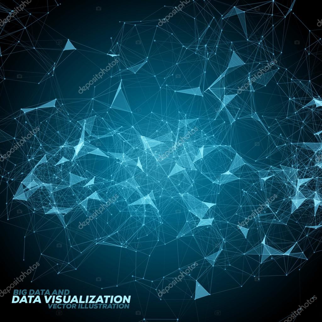 Abstract 3D Data Visualization Background — Stock Vector © hunthomas ... Abstract 3D Data Visualization Background — Stock Vector © hunthomas ...