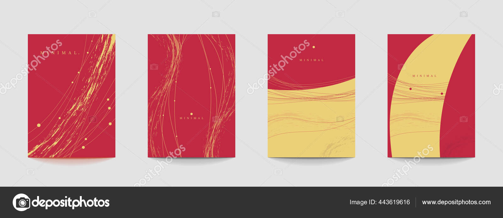 Elegant Abstract Minimal Background Templates Vector Illustration Stock ...