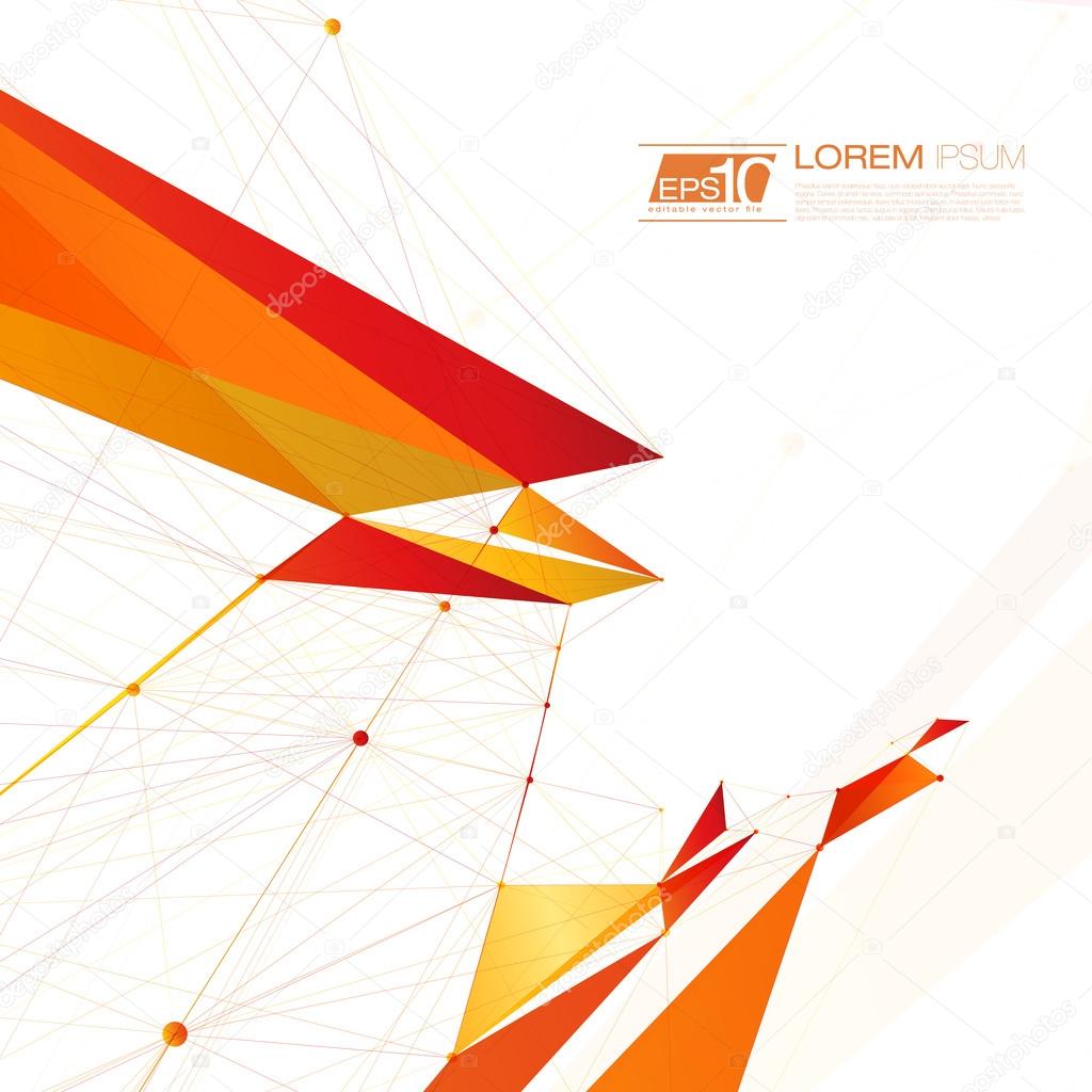 Abstract shapes background Stock Vector by ©hunthomas 54799671